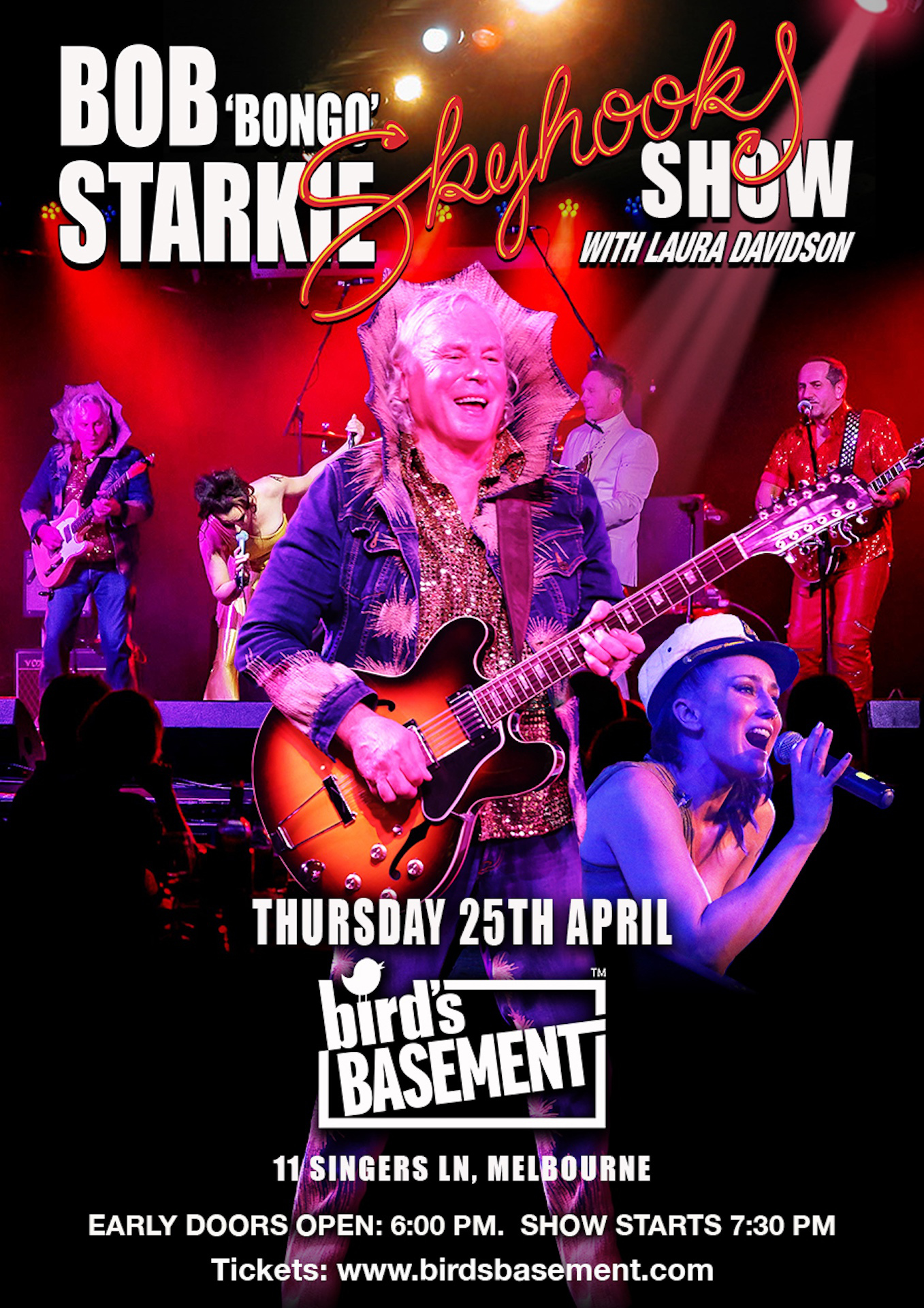 Bongo Starkie's Skyhooks Show - Bird's Basement | The Grape Organisation