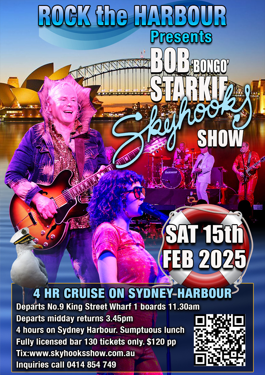 Bongo Starkie's Skyhooks Show - Rock SYD Cruise | The Grape Organisation